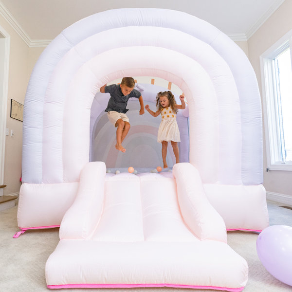 Bounceland Daydreamer Cotton Candy Bounce House With Slide & Reviews | Wayfair